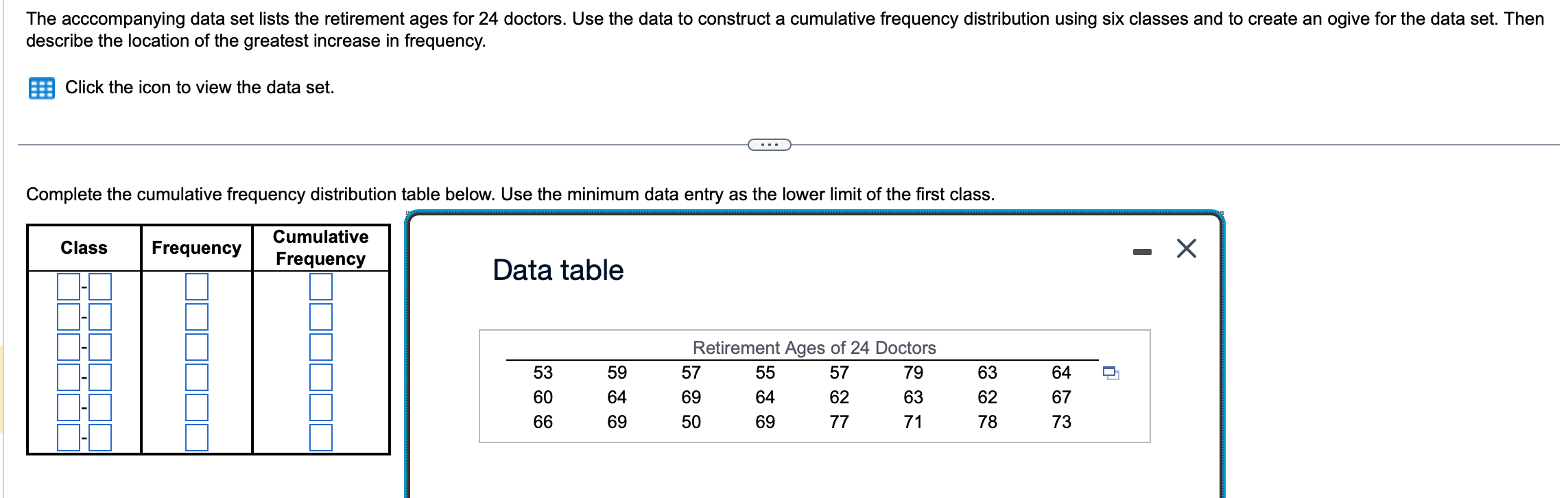 [Solved]: The acccompanying data set lists the retirement