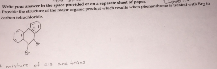 Solved Write your answer in the space provided or on a | Chegg.com