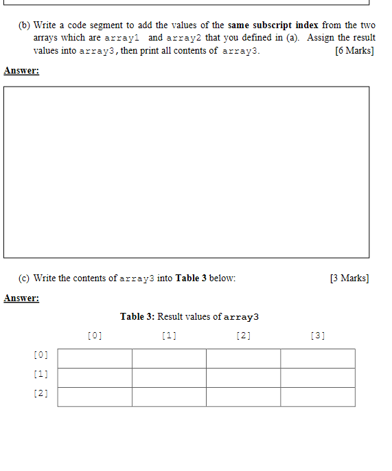 Solved Given the declaration and initialization of some | Chegg.com