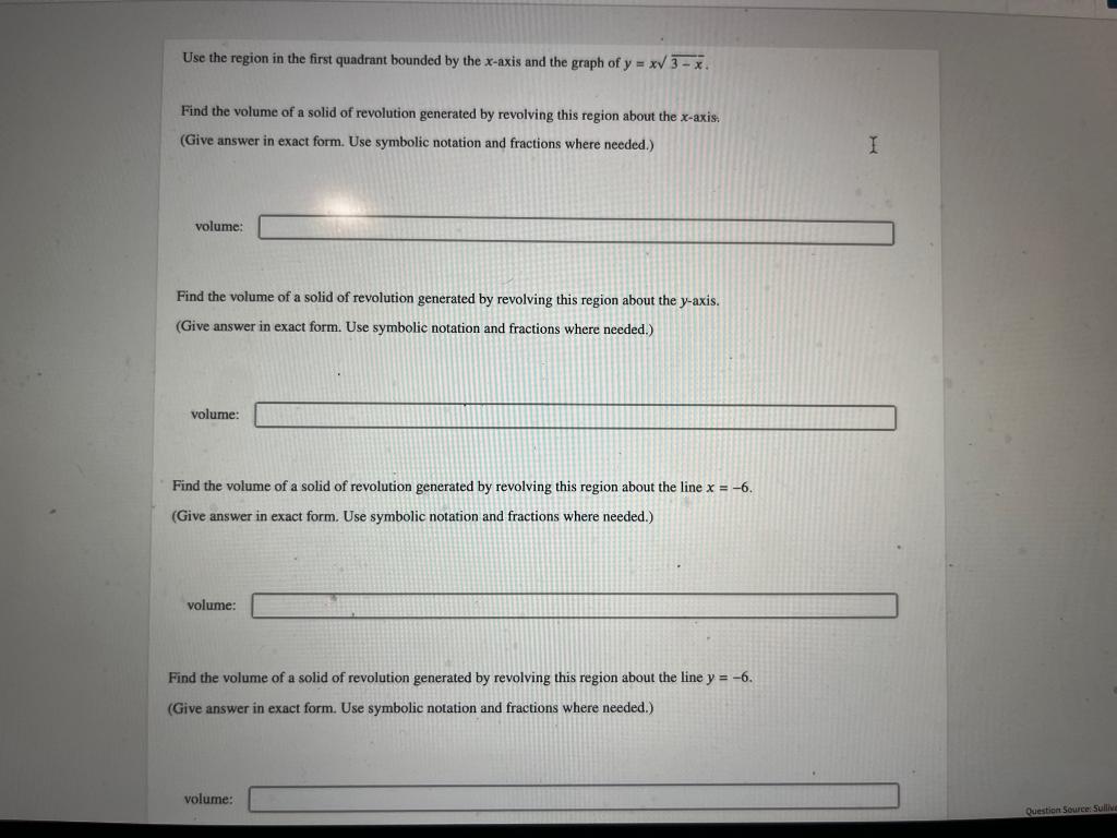 Solved Use the region in the first quadrant bounded by the | Chegg.com