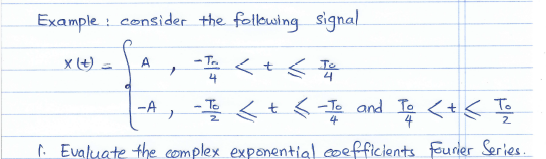 Solved Example: consider the following signal | Chegg.com