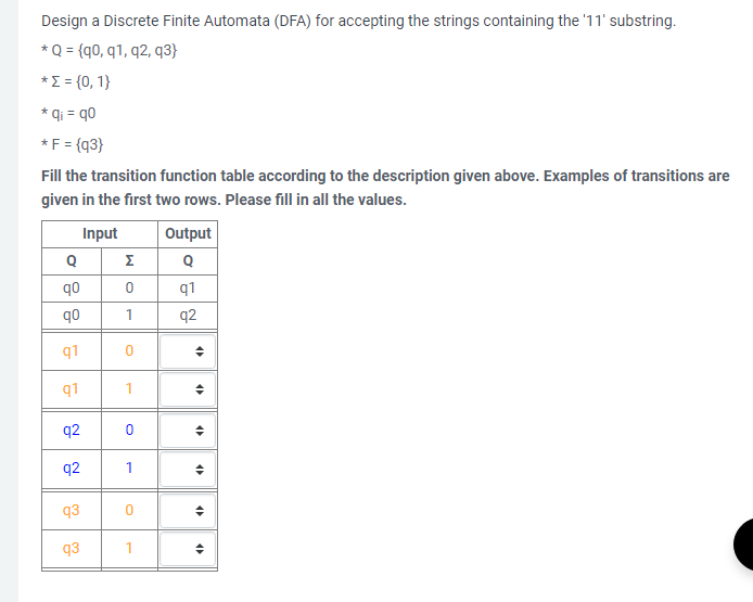 Design a Discrete Finite Automata (DFA) for accepting | Chegg.com