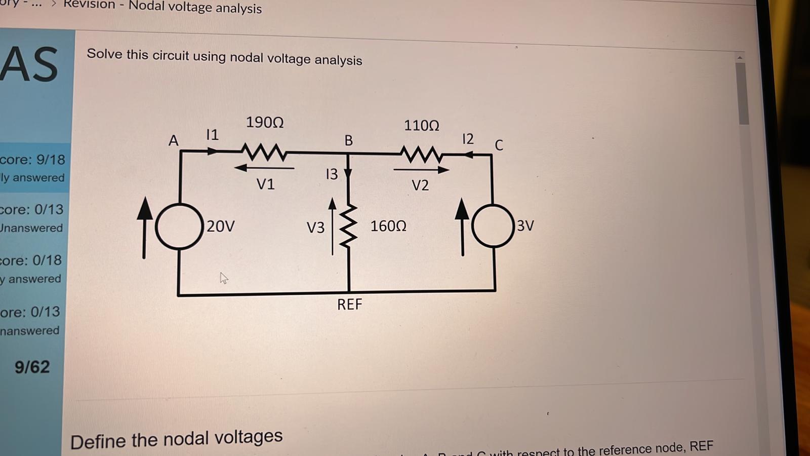 Solved Solve this circuit using nodal voltage analysis | Chegg.com