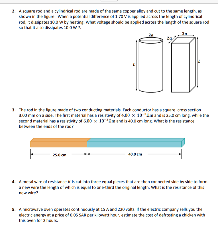 Solved \r\n6. Compute the cost per day of operating a lamp | Chegg.com