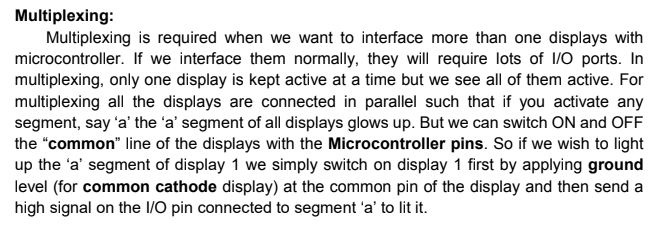 Solved Lab 5 : Seven Segment Display Interfacing with | Chegg.com