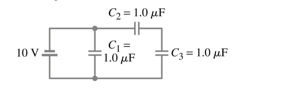 Solved What is the ratio of the voltage V1 across capacitor | Chegg.com