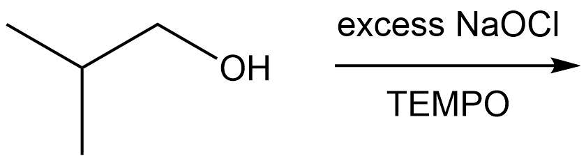 Solved excess NaOCI ОН TEMPO | Chegg.com