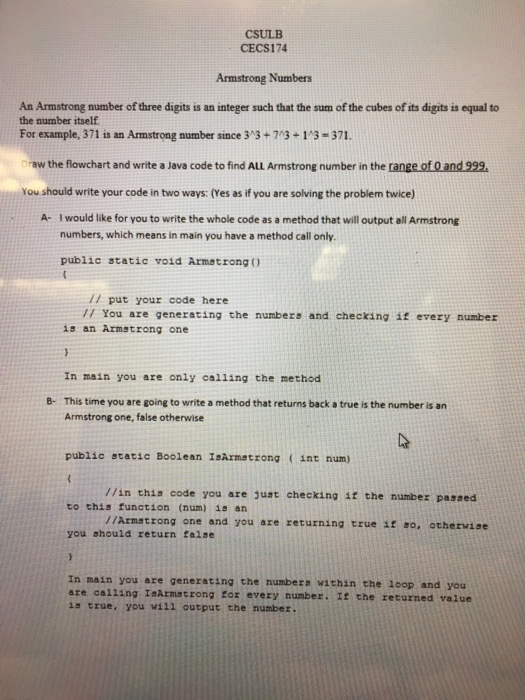 Solved An Armstrong number of three digits is an integer | Chegg.com