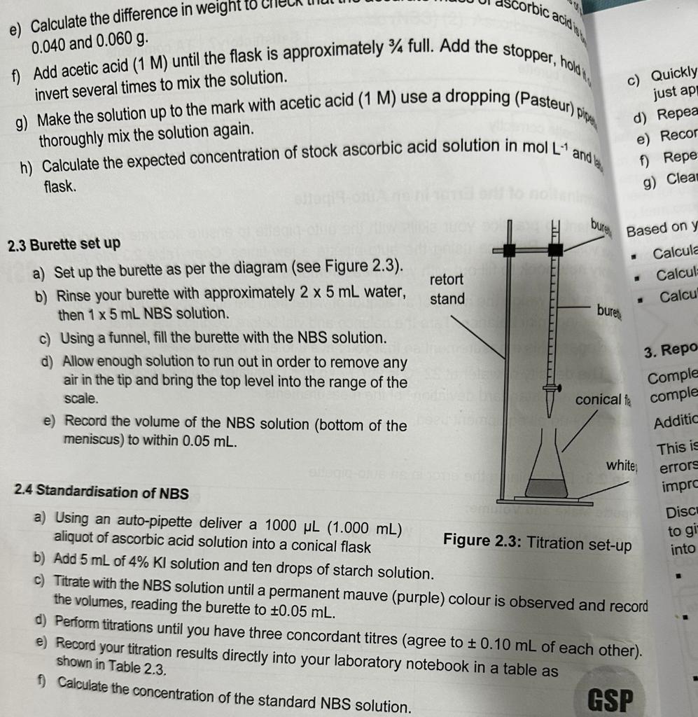 Solved Results Determination of Error in Auto-Pipette | Chegg.com