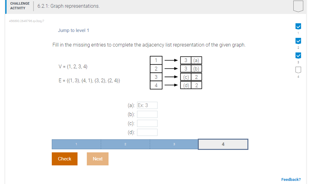 Solved Fill in the missing entries to complete the adjacency | Chegg.com