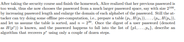Solved Q1: Password based authentication mechanism has been | Chegg.com