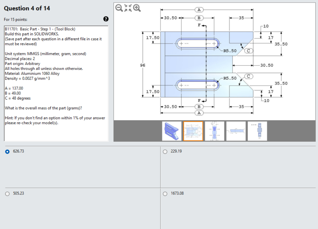 Solved B11701: Basic Part - Step 1 - (Tool Block) Build this | Chegg.com Solved B11701: Basic Part - Step 1 - (Tool Block) Build this | Chegg.com