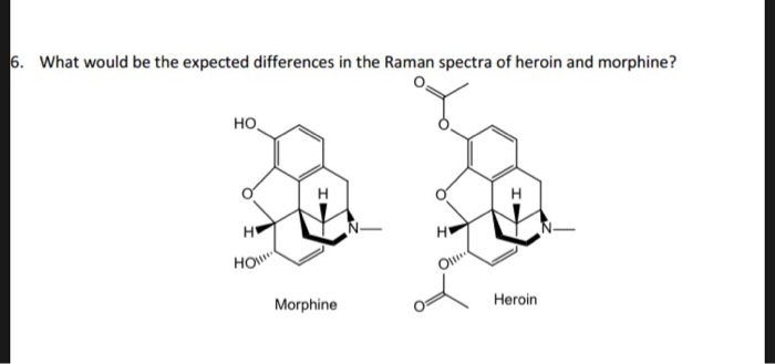 6 What would be the expected differences in the Raman | Chegg.com