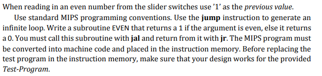 Solved When reading in an even number from the slider | Chegg.com