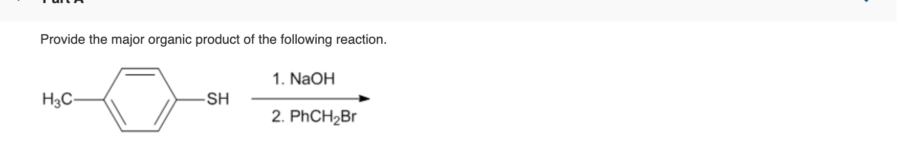 Solved Provide the major organic product of the following | Chegg.com
