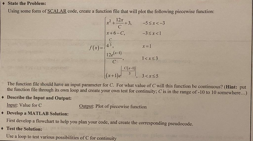 Solved • State the Problem: Using some form of SCALAR code, | Chegg.com