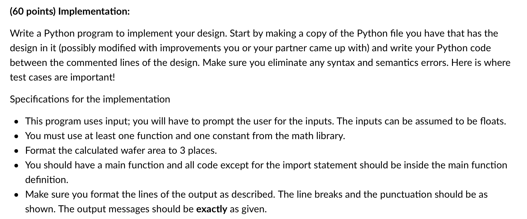 Solved # Program 1 # Purpose: calculate the number of dies | Chegg.com
