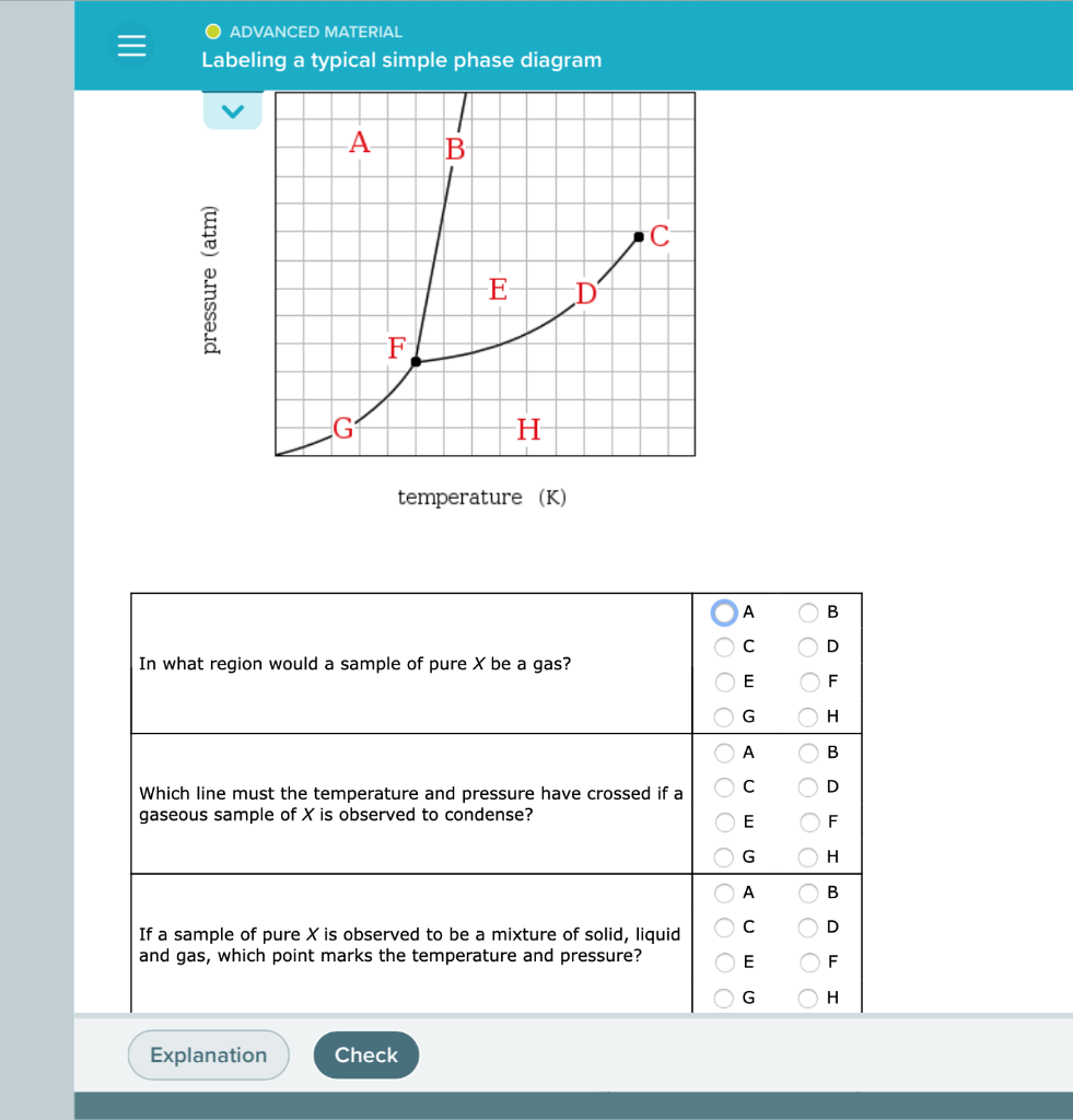 Solved O ADVANCED MATERIAL Labeling a typical simple phase | Chegg.com
