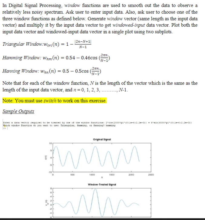 Solved Please Assist Me With This Problem Using Matlab 