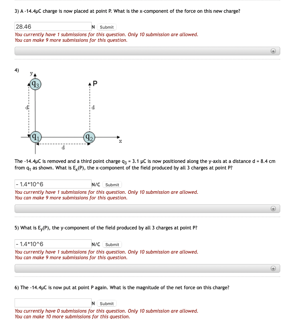 Solved Two point charges (q1=−3.1μC and q2=7.8μC) are fixed | Chegg.com