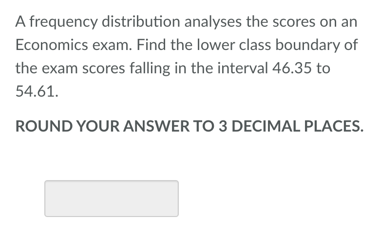 Solved A frequency distribution analyses the scores on an | Chegg.com