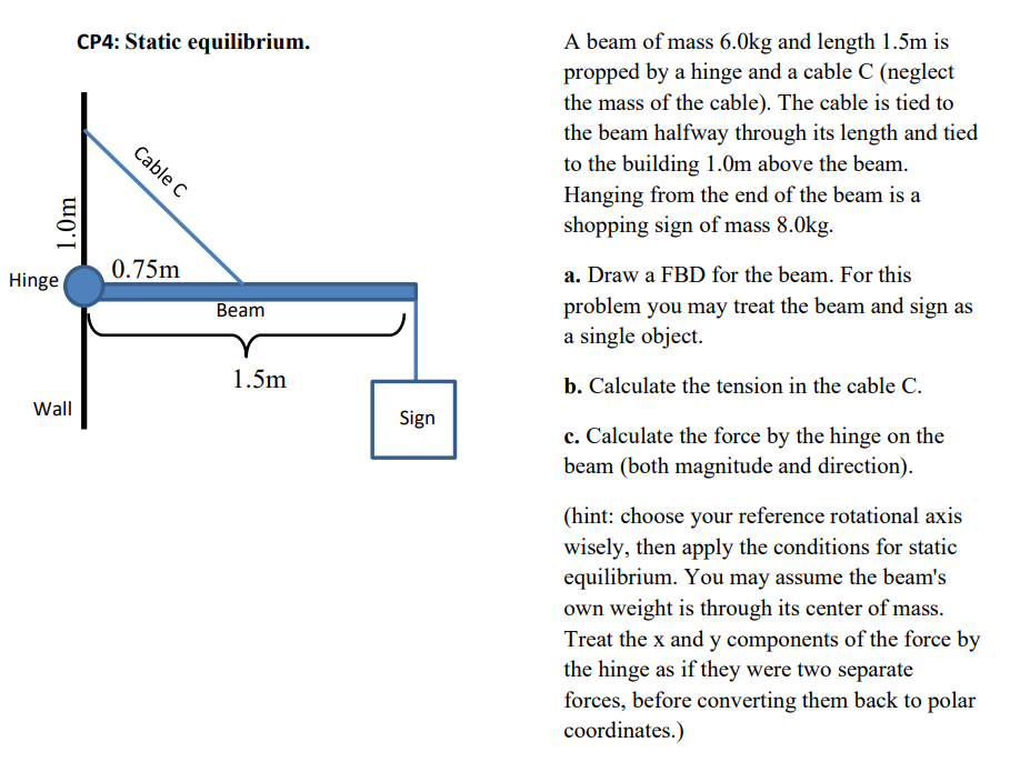Solved As the questions please do a FBD, and please show | Chegg.com