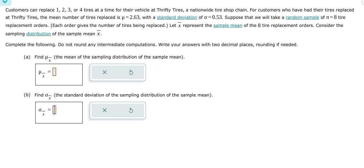 Solved Customers can replace 1, 2, 3, or 4 tires at a time | Chegg.com