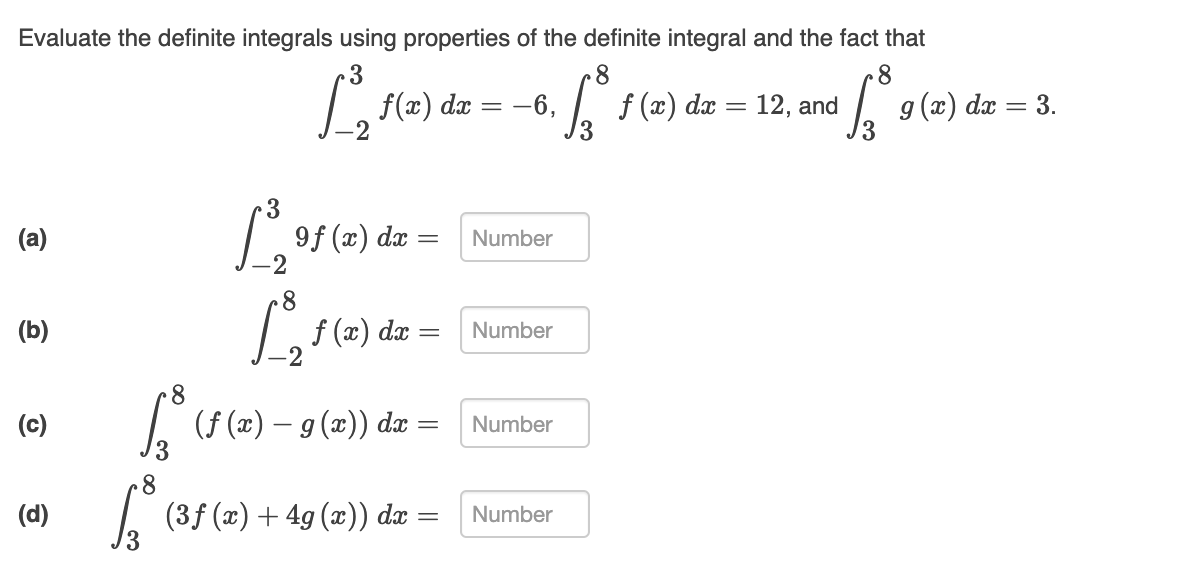 Solved Evaluate the definite integrals using properties of | Chegg.com