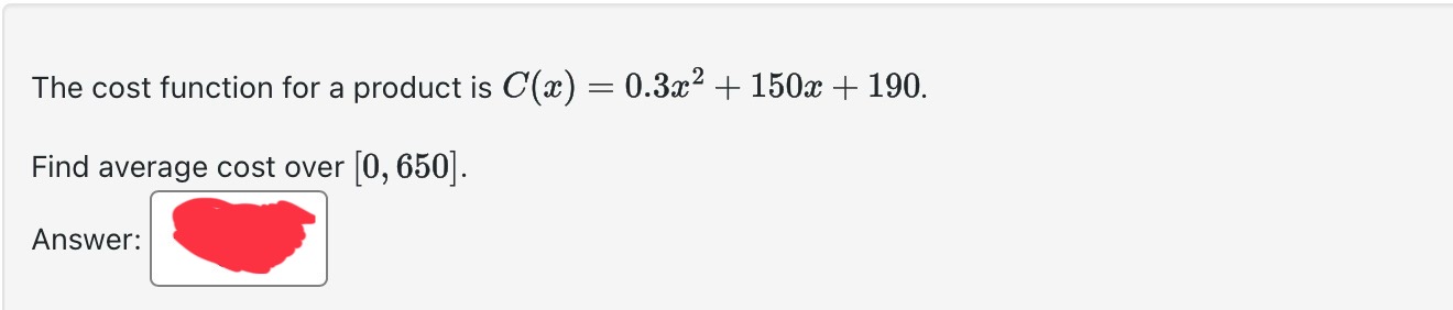 Solved The cost function for a product is | Chegg.com