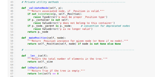 # PROBLEM 1. def _tree2list(self, p): # called by | Chegg.com