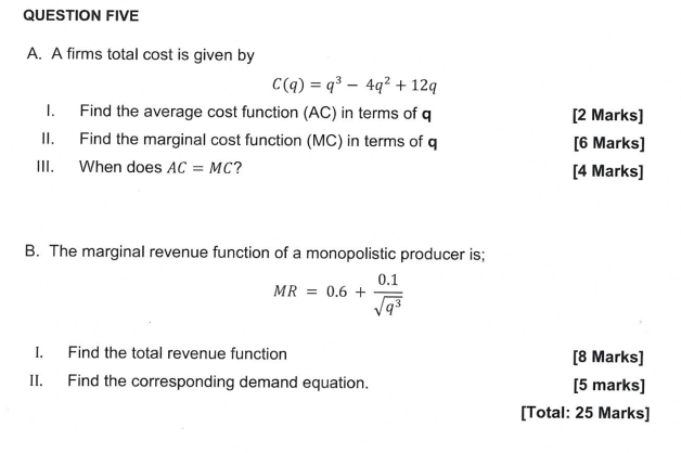 how-to-find-average-total-cost-from-total-cost-function