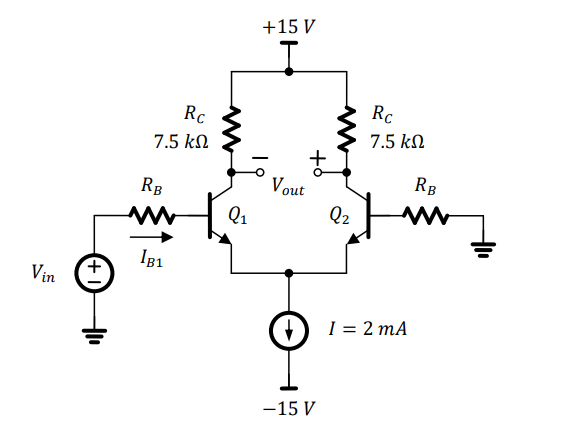 The matched transistors in the following circuit are | Chegg.com