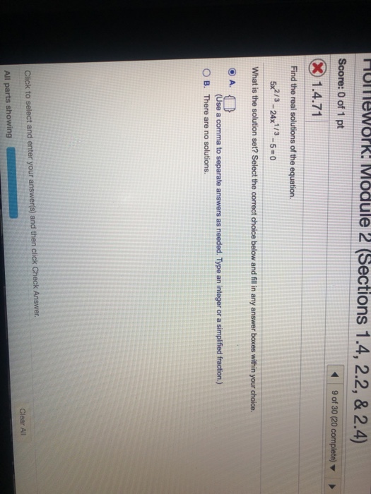 Solved Homework Module 2 Sections 1 4 2 2 And 2 4 Score