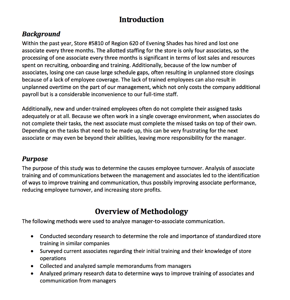 Introduction Background Within the past year, Store | Chegg.com