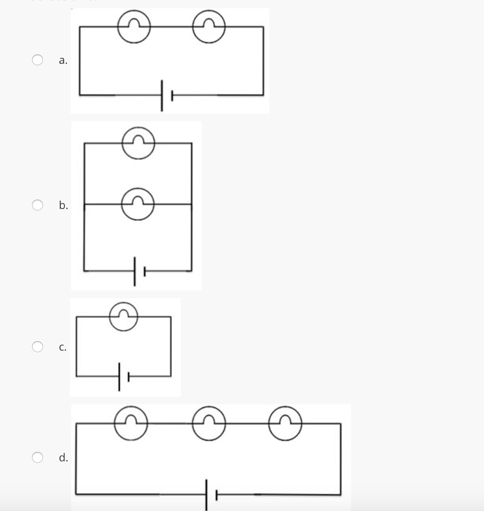 Solved The following circuits are made from identical bulbs. | Chegg.com
