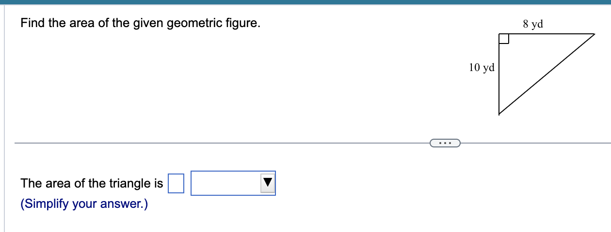 Solved Find the area of the geometric figure. The area is | Chegg.com