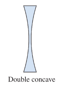 Solved A double-concave thin lens has surfaces with equal | Chegg.com