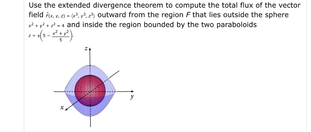 Solved Use the extended divergence theorem to compute the | Chegg.com