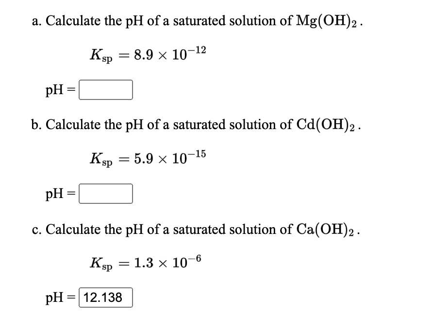 Solved Write balanced equations for the dissolution | Chegg.com