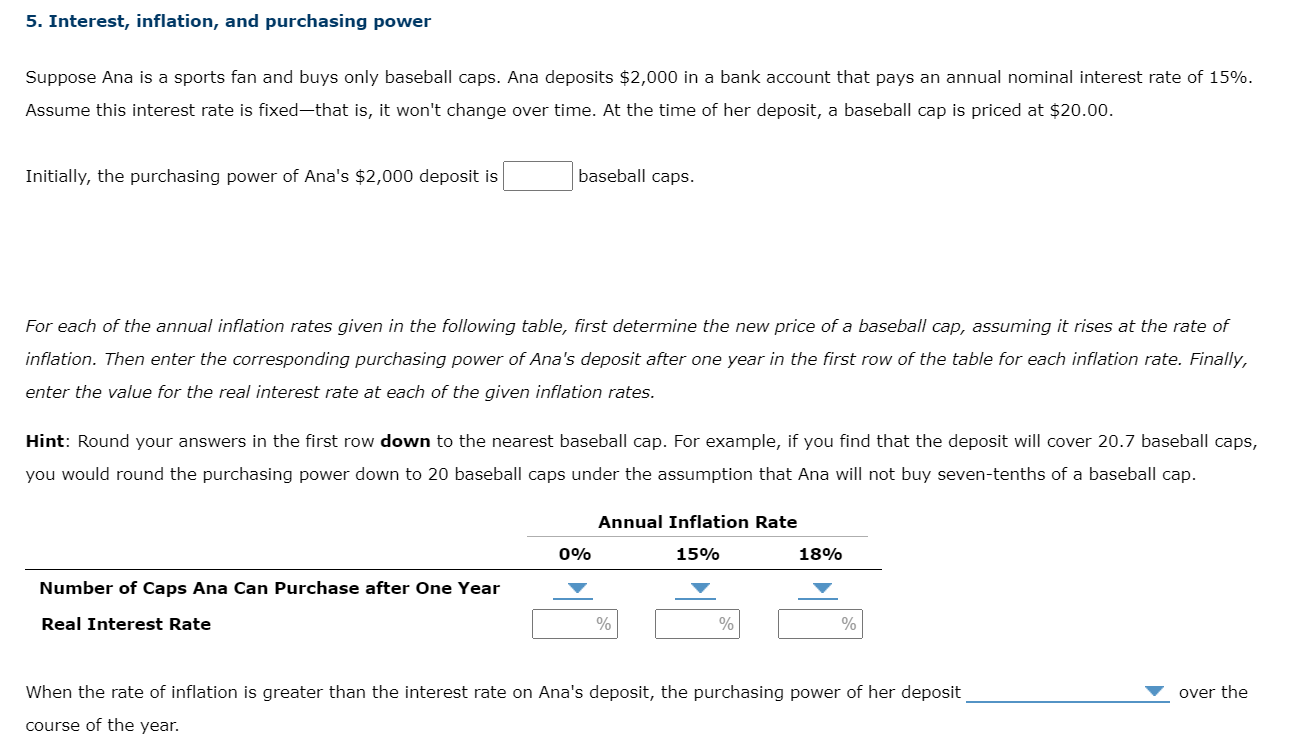 Solved that real wages should increase by 3%. Inflation is | Chegg.com