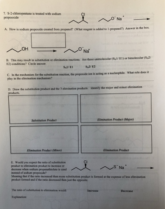 Solved 7, S-2-chloropentane is treated with sodium | Chegg.com