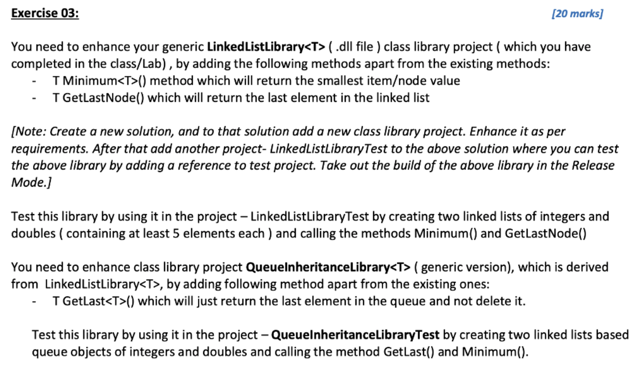 Lab Assignment # 2 - COMP 212 [Visual Studio - C#] | Chegg.com
