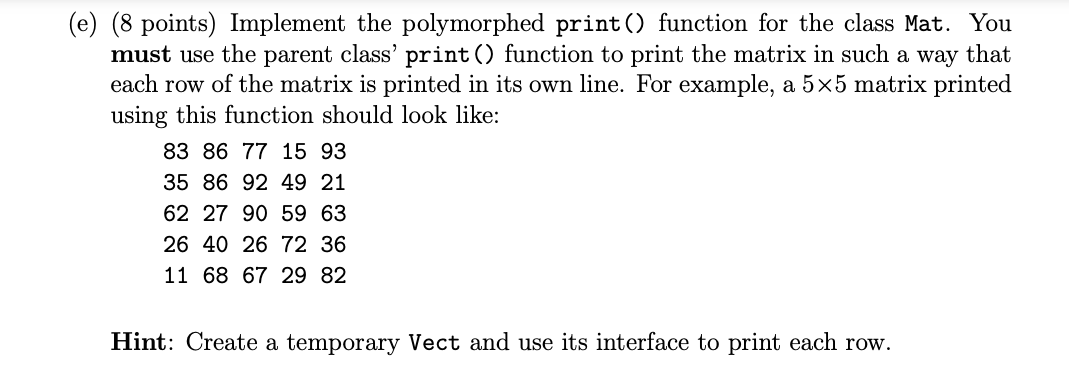 Solved 7. (33 points) (30 minutes) We are given a templated | Chegg.com