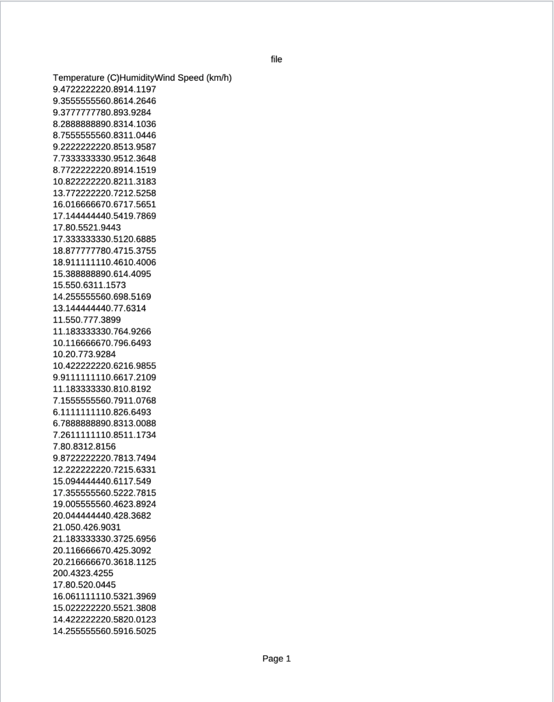 C++ Weather meteorology data program. The task is to | Chegg.com