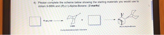 Solved (R)-(+)-Alpine-Borane (Midland Reduction) will reduce | Chegg.com
