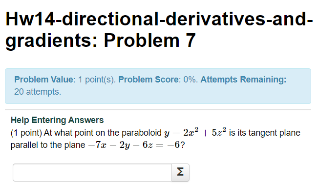 Solved Hw14-directional-derivatives-and- gradients: Problem | Chegg.com