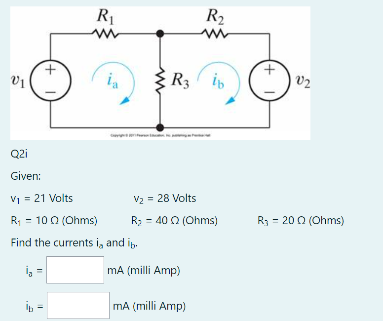 Solved Find the currents ia and ib. ﻿ASAP | Chegg.com