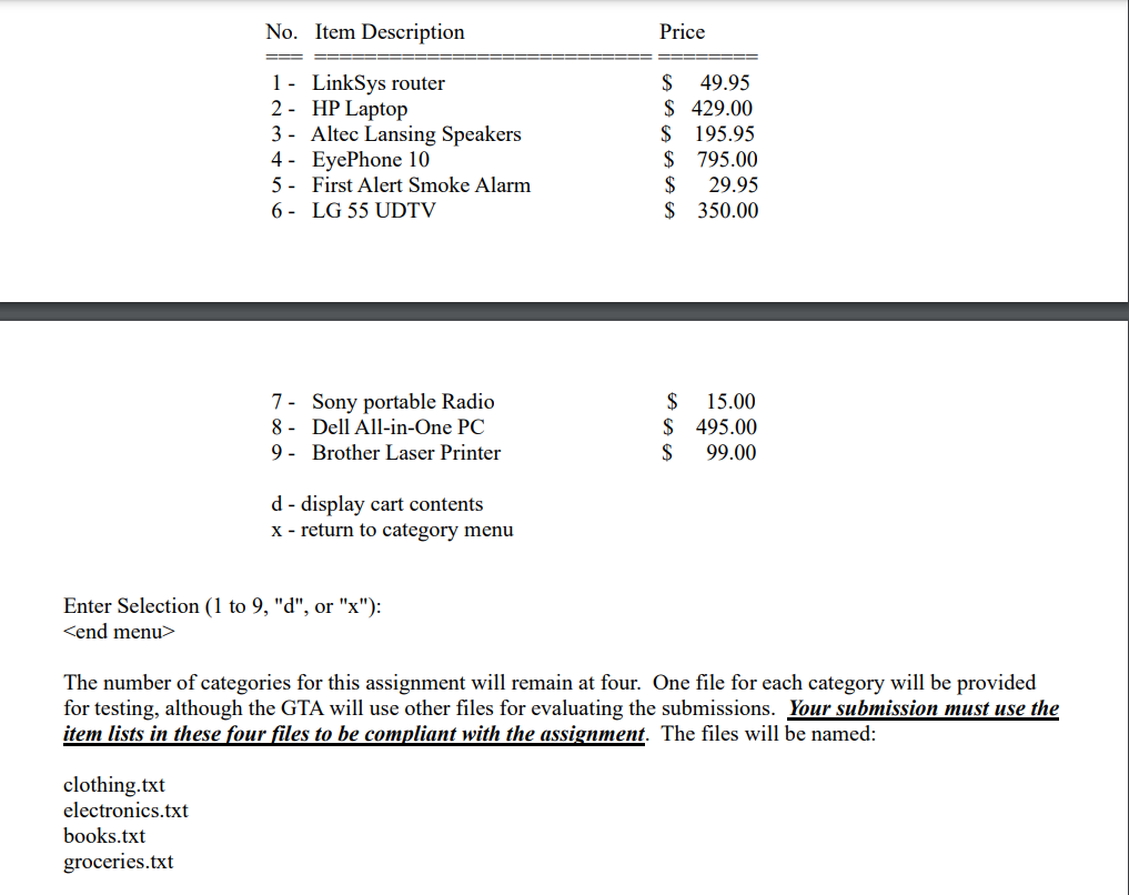 Solved In this assignment you make improvements to the A9 | Chegg.com