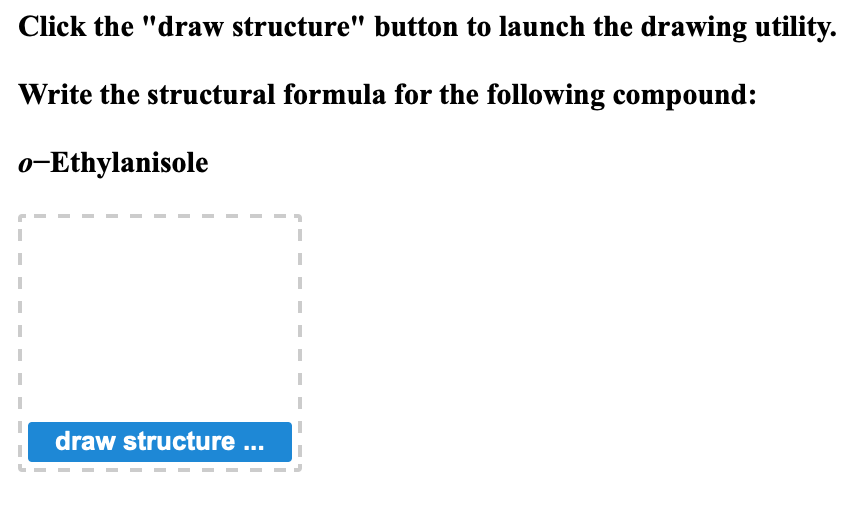 Solved Click the "draw structure" button to launch the | Chegg.com