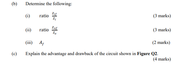 Solved Q2 Suppose a negative feedback circuit as shown in | Chegg.com